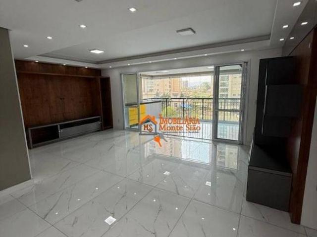 Apartamento com 3 dormitórios à venda, 122 m² por R$ 1.380.000 Jardim Flor da Montanha Guarulhos