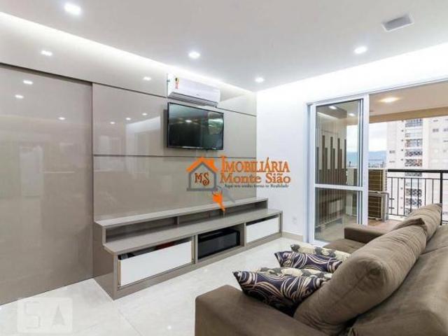 Apartamento com 3 dormitórios à venda, 122 m² por R$ 1.470.000,00 Jardim Flor da Montanha Guarul