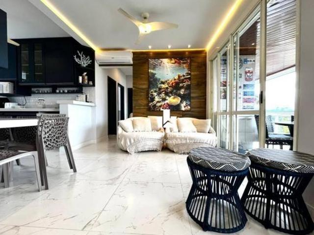 Apartamento com 3 dormitórios à venda, 122 m² por R$ 3.730.000,00 Riviera Módulo 3 Bertioga/SP