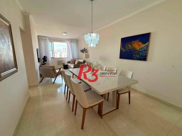 Apartamento com 3 dormitórios à venda, 127 m² por R$ 1.350.000,00 Aparecida Santos/SP