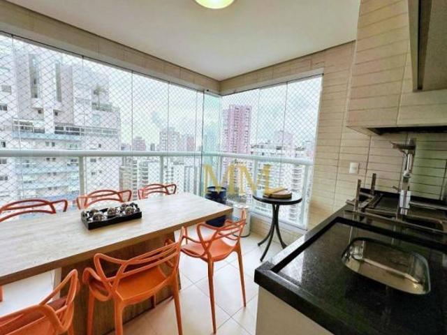Apartamento com 3 dormitórios à venda, 127 m² por R$ 1.899.000,00 Boqueirão Santos/SP