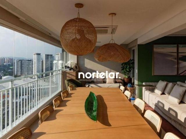 Apartamento com 3 dormitórios à venda, 127 m² por R$ 2.500.000 Vila Anastácio São Paulo/SP
