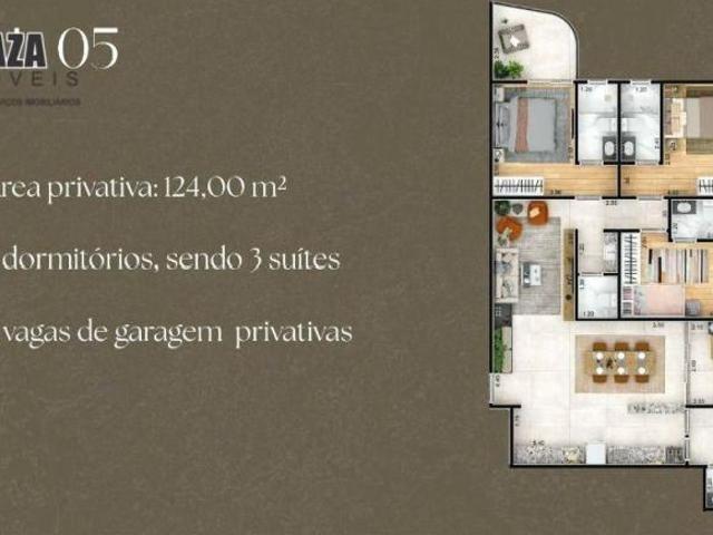 Apartamento com 3 dormitórios à venda, 124 m² por R$ 1.245.000,00 Aviação Praia Grande/SP