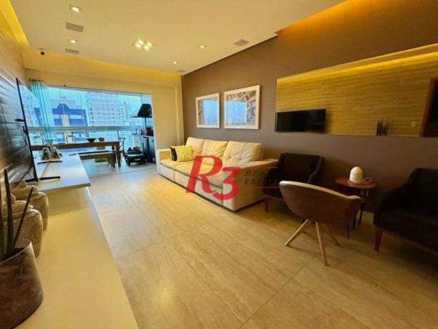 Apartamento à venda, 124 m² por R$ 2.150.000,00 Boqueirão Santos/SP