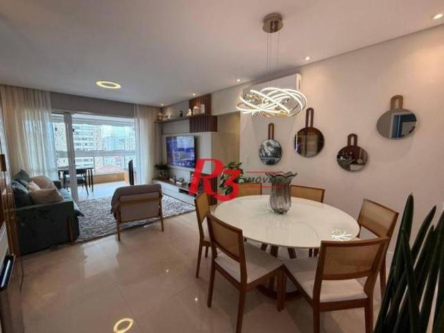 Apartamento à venda, 125 m² por R$ 1.950.000,00 Embaré Santos/SP