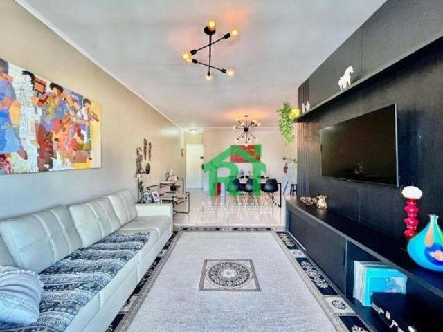 Apartamento com 3 dormitórios à venda, 125 m² por R$ 550.000 Enseada Guarujá/SP
