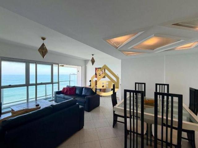 Apartamento com 3 dormitórios à venda, 125 m² por R$ 849.000,00 Praia das Pitangueiras Frente Mar