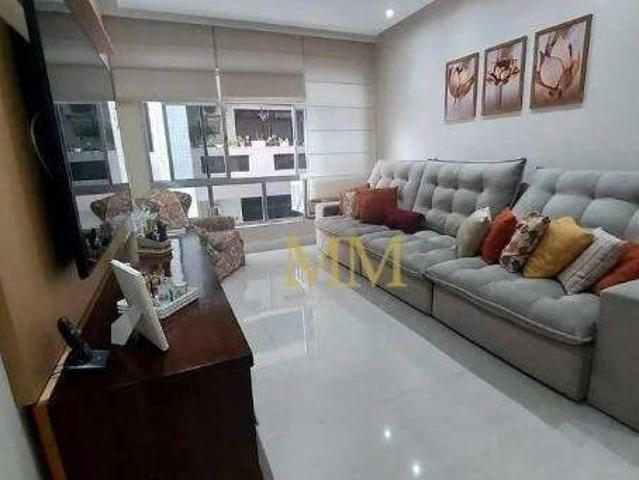 Apartamento com 3 dormitórios à venda, 125 m² por R$ 950.000,00 Embaré Santos/SP