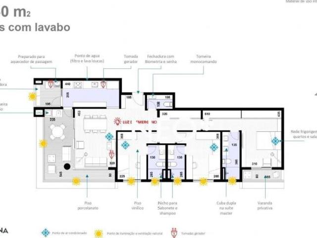 Apartamento com 3 dormitórios à venda, 126 m² por R$ 1.412.000 Ponta da Praia Santos/SP