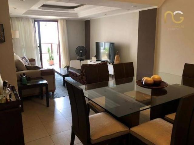 Apartamento com 3 dormitórios à venda, 126 m² por R$ 760.000,00 Tupi Praia Grande/SP