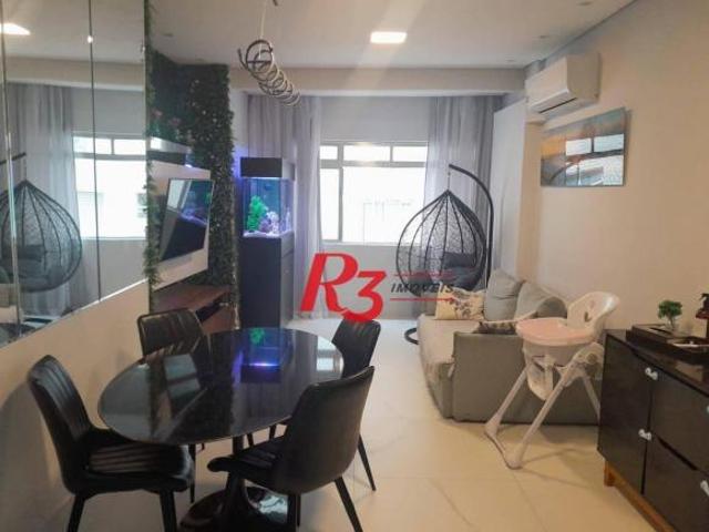 Apartamento com 3 dormitórios à venda, 126 m² por R$ 720.000,00 Gonzaga Santos/SP