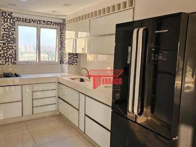 Apartamento com 3 dormitórios à venda, 128 m² Centro Santo André/SP