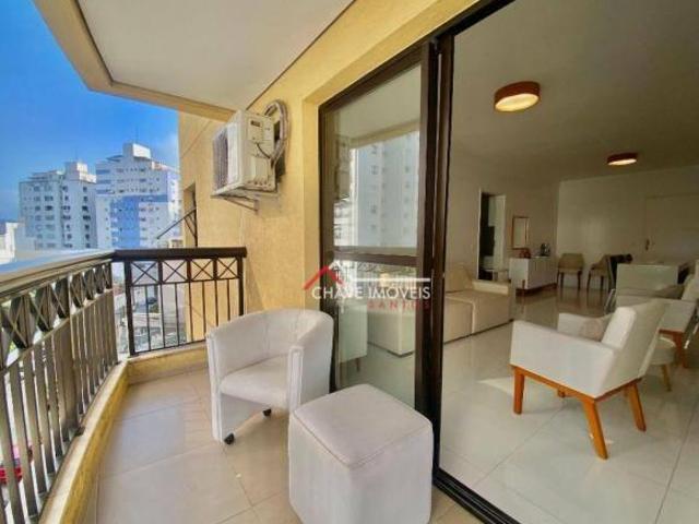 Apartamento com 3 dormitórios à venda, 128 m² por R$ 1.250.000,00 Ponta da Praia Santos/SP