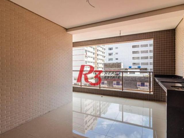 Apartamento com 3 dormitórios à venda, 128 m² por R$ 1.600.000,00 Embaré Santos/SP
