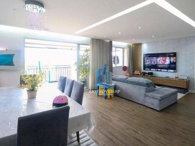Apartamento com 3 dormitórios à venda, 128 m² por R$ 1.760.000 Jardim São Caetano São Caetano do