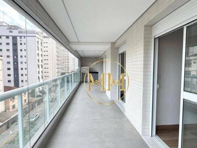 Apartamento com 3 dormitórios à venda, 133 m² por R$ 1.850.000,00 Aparecida Santos/SP