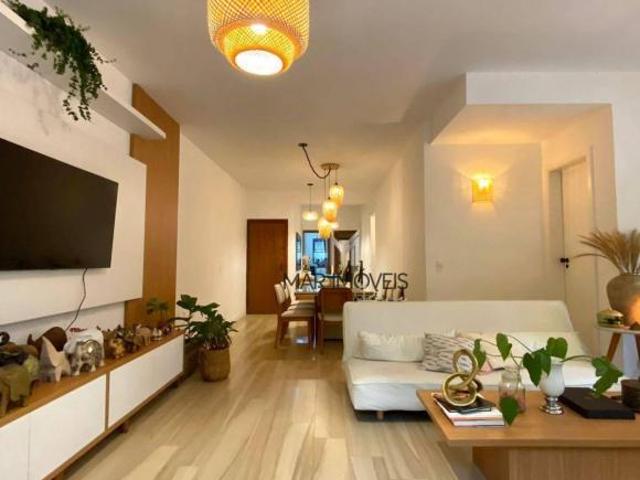 Apartamento com 3 dormitórios à venda, 130 m² por R$ 950.000,00 Pitangueiras Guarujá/SP