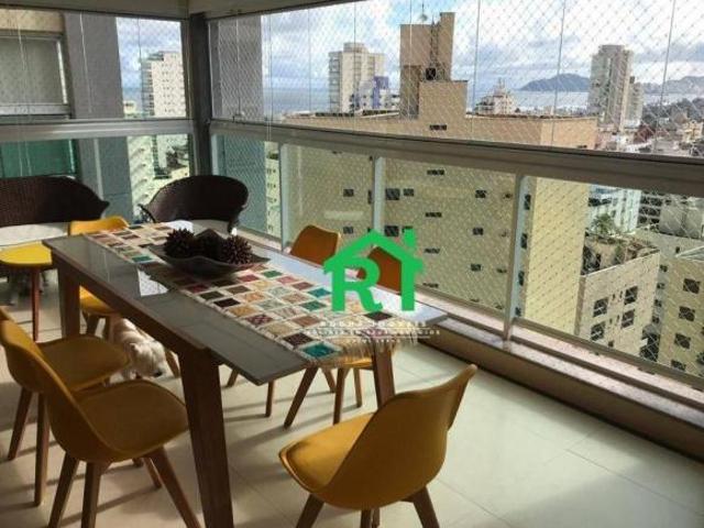 Apartamento com 3 dormitórios à venda, 130 m² por R$ 970.000,00 Enseada Guarujá/SP