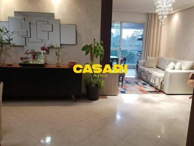 Apartamento com 3 dormitórios à venda, 130 m² Vila Euclides São Bernardo do