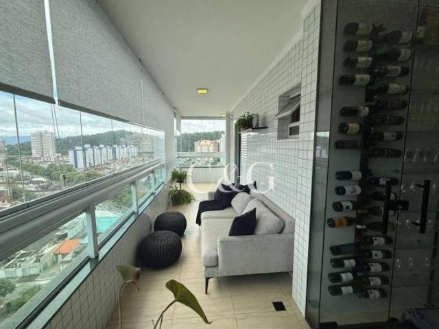 Apartamento com 3 dormitórios à venda, 131 m² por R$ 1.500.000,00 Canto do Forte Praia Grande/SP
