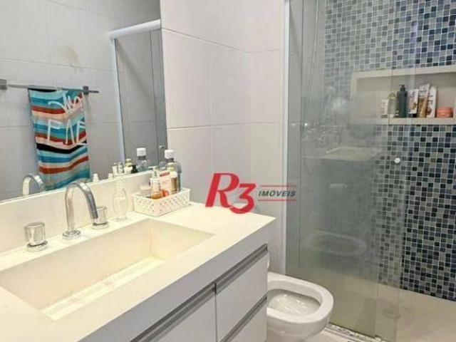 Apartamento com 3 dormitórios à venda, 131 m² por R$ 1.890.000,00 Embaré Santos/SP