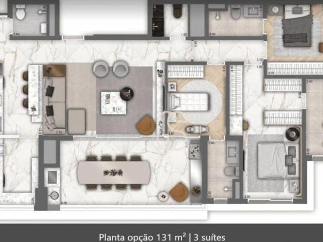 Apartamento com 3 dormitórios à venda, 131 m² por R$ 2.515.000,00 Vila Mariana São Paulo/SP