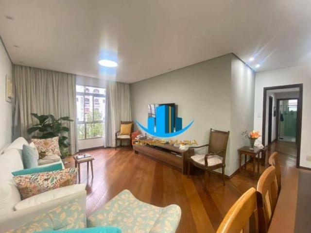 Apartamento com 3 dormitórios à venda, 131 m² por R$ 989.000,00 Ponta da Praia Santos/SP