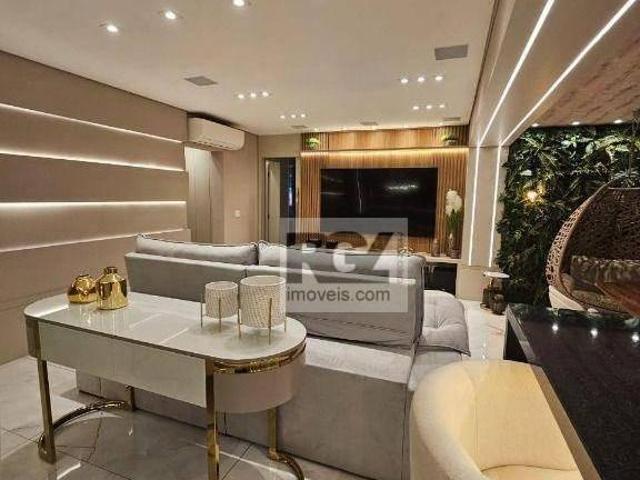 Apartamento com 3 dormitórios à venda, 132 m² por R$ 2.500.000,00 Ponta da Praia Santos/SP
