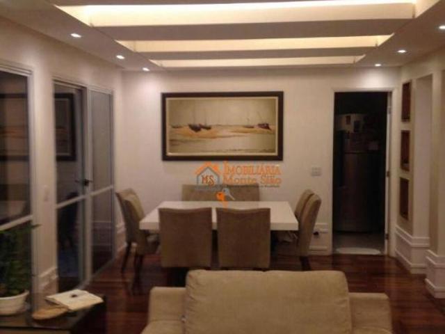 Apartamento com 3 dormitórios à venda, 134 m² por R$ 1.597.000,00 Vila Augusta Guarulhos/SP