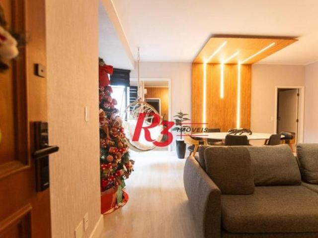 Apartamento à venda, 135 m² por R$ 1.700.000,00 Embaré Santos/SP