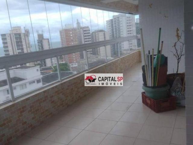 Apartamento com 3 dormitórios à venda, 135 m² por R$ 890.000,00 Vila Guilhermina Praia Grande/SP