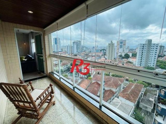 Apartamento com 3 dormitórios à venda, 138 m² por R$ 1.350.000 Boqueirão Santos/SP