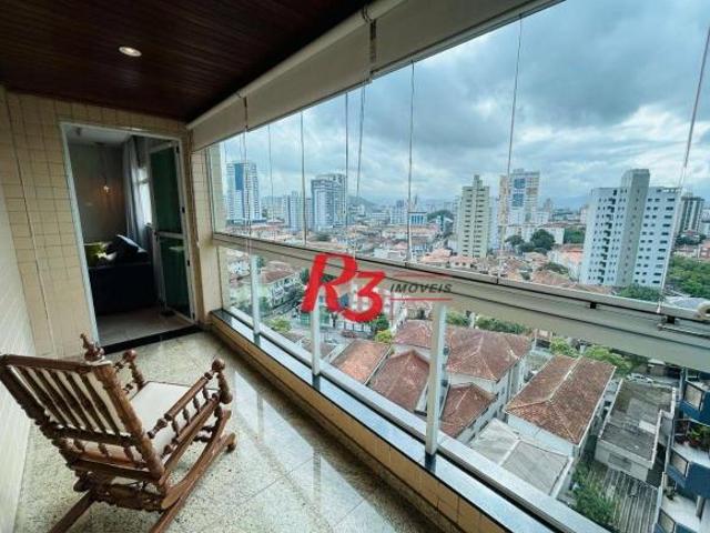 Apartamento com 3 dormitórios à venda, 138 m² por R$ 1.350.000 Boqueirão Santos/SP