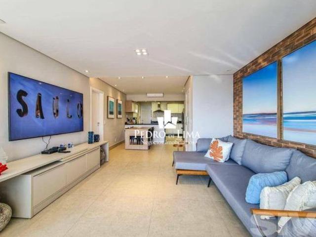 Apartamento com 3 dormitórios à venda, 138 m² por R$ 5.300.000,00 Riviera Módulo 8 Bertioga/SP