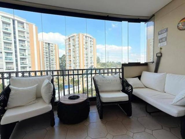 Apartamento com 3 dormitórios à venda, 139 m² por R$ 1.500.000,00 Edifício Parque Tamboré Santan