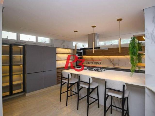 Apartamento com 3 dormitórios à venda, 270 m² por R$ 2.950.000,00 Gonzaga Santos/SP