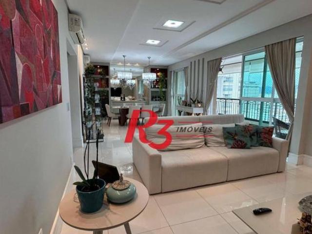 Apartamento com 3 dormitórios à venda, 204 m² por R$ 2.600.000,00 Vila Rica Santos/SP