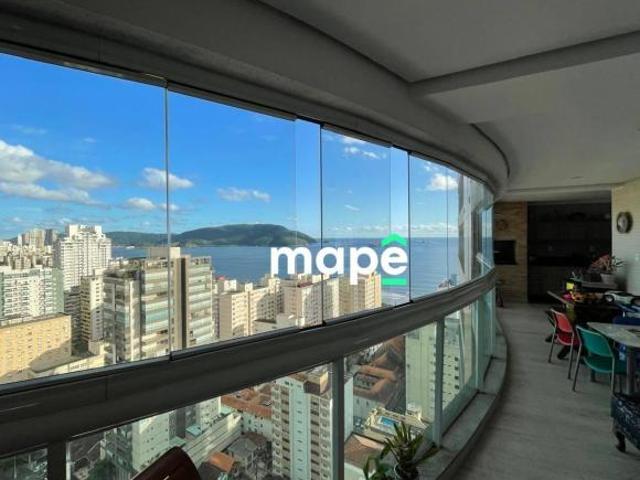 Apartamento com 3 dormitórios à venda, 204 m² por R$ 3.200.000,00 Embaré Santos/SP