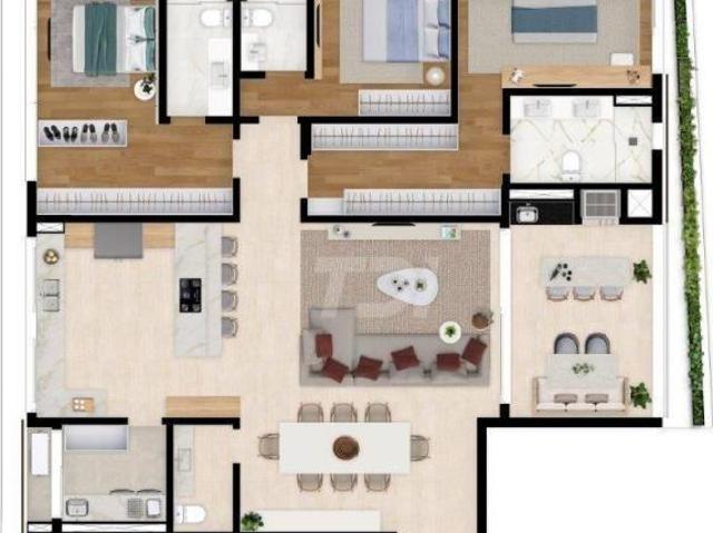 Apartamento com 3 dormitórios à venda, 206 m² por R$ 3.687.000,00 Champagnat Curitiba/PR