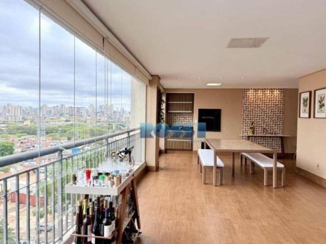 Apartamento com 3 dormitórios à venda, 210 m² por R$ 2.490.000,00 Mooca São Paulo/SP