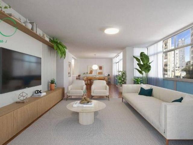 Apartamento com 3 dormitórios à venda, 210 m² por R$ 3.550.000 Higienópolis São Paulo/SP