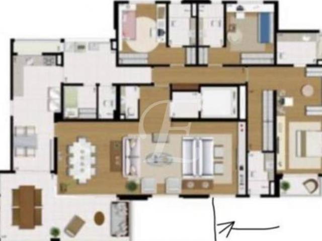 Apartamento com 3 dormitórios à venda, 210 m² por R$ 7.400.000,00 Vila Olímpia São Paulo/SP