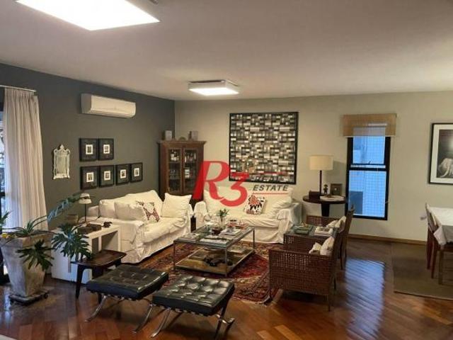 Apartamento com 3 dormitórios à venda, 212 m² por R$ 2.100.000,00 Boqueirão Santos/SP