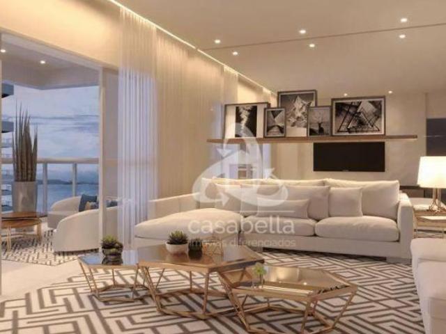 Apartamento com 3 dormitórios à venda, 218 m² por R$ 5.320.000,00 Ponta da Praia Santos/SP