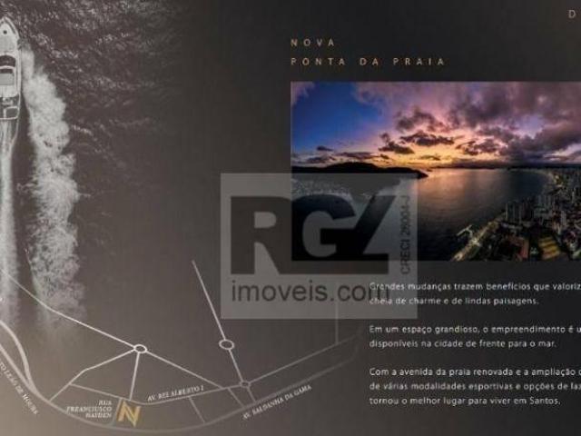 Apartamento com 3 dormitórios à venda, 218 m² por R$ 5.990.000,00 Ponta da Praia Santos/SP