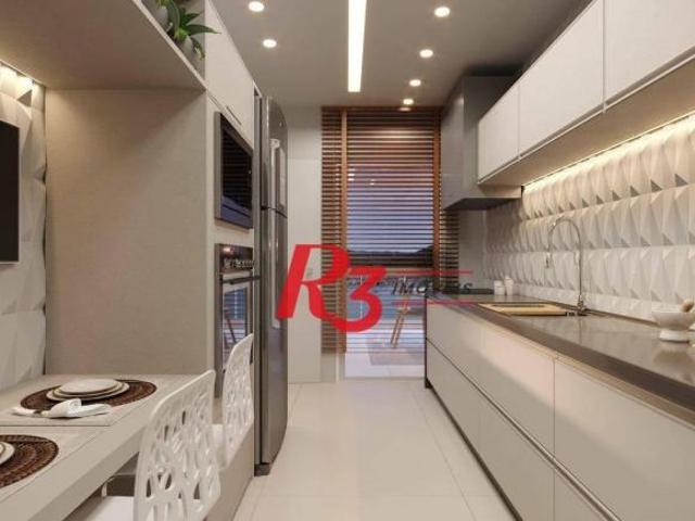 Apartamento com 3 dormitórios à venda, 227 m² por R$ 4.200.000,00 Ponta da Praia Santos/SP