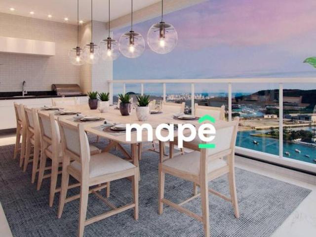 Apartamento com 3 dormitórios à venda, 227 m² por R$ 4.500.000,00 Ponta da Praia Santos/SP