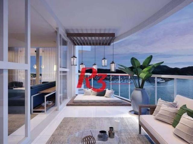 Apartamento com 3 dormitórios à venda, 227 m² por R$ 5.200.000,00 Ponta da Praia Santos/SP