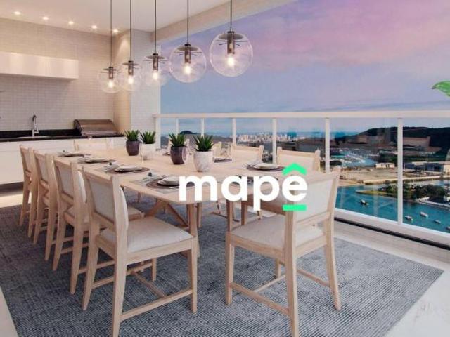 Apartamento com 3 dormitórios à venda, 227 m² por R$ 5.800.000,00 Ponta da Praia Santos/SP