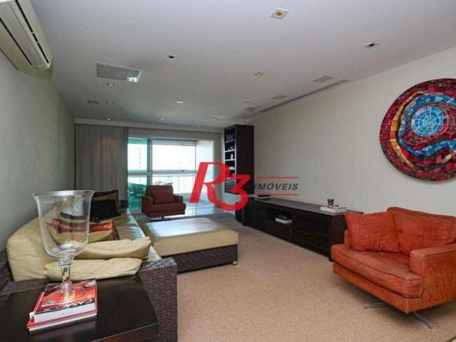 Apartamento com 3 dormitórios à venda, 232 m² por R$ 3.500.000,00 Embaré Santos/SP